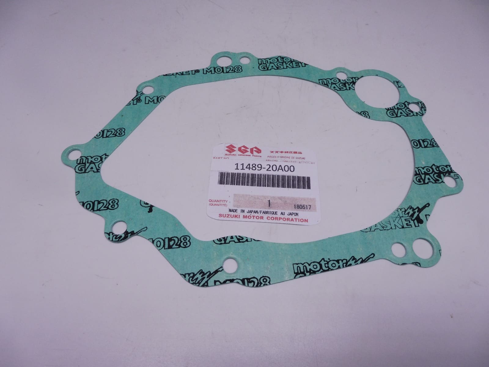 11489-20A00 Gasket cover under RG500 Gamma 1985 till 1987 | Theo Louwes ...
