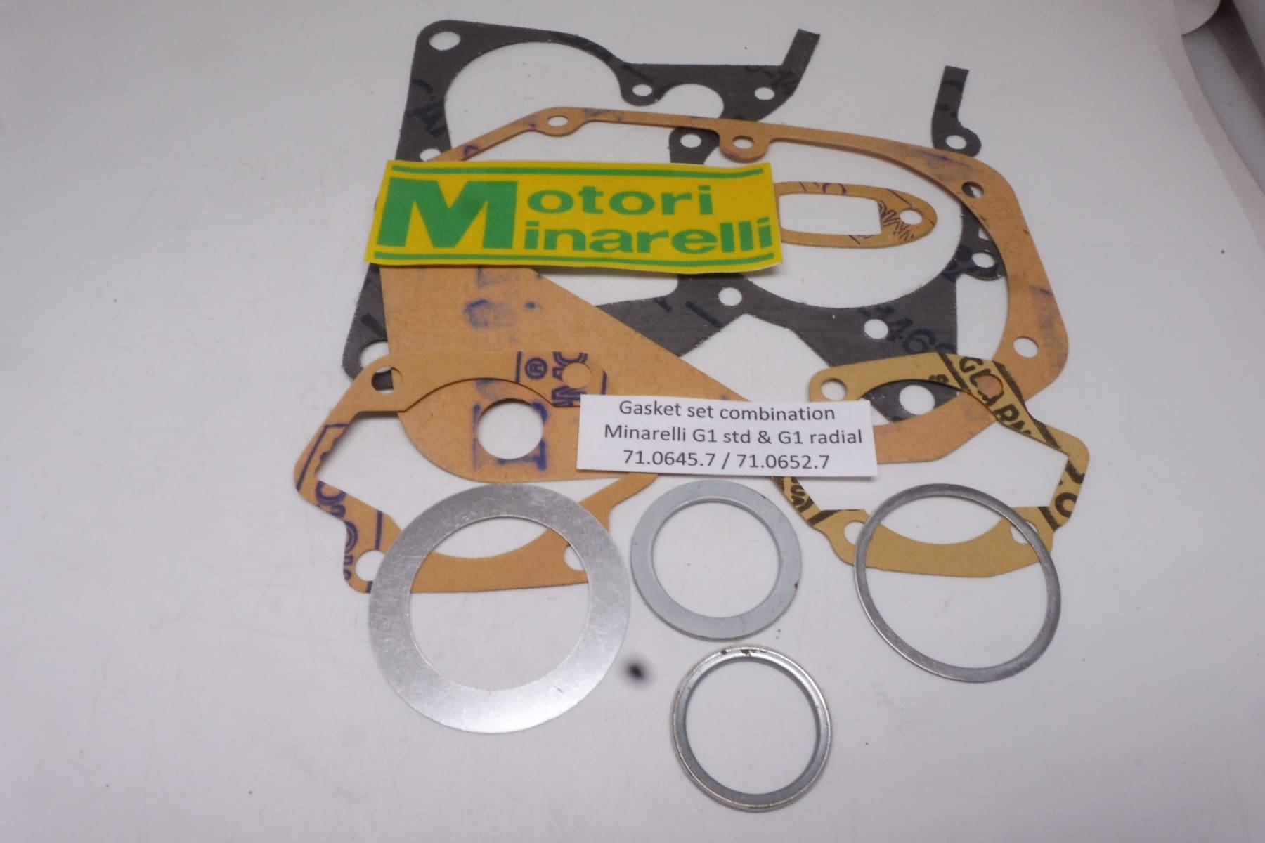 71.0645.7 / 71.0652.7 Gasket set (combination) Minarelli G1-G1 R 48cc ...