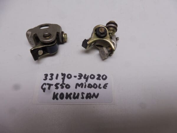33170-34020 Contact point Middle Suzuki GT 550 '73-'79 Kokusan new ...